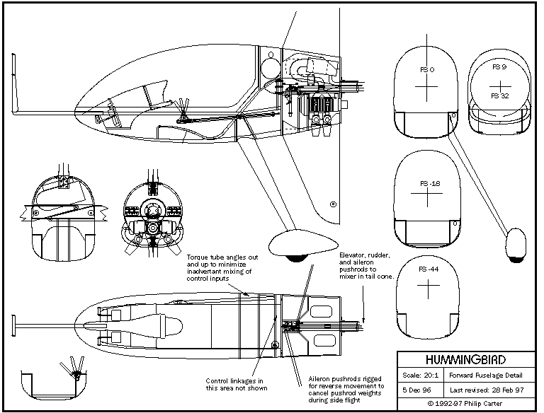 Hummingbird Aerobatics Structures
